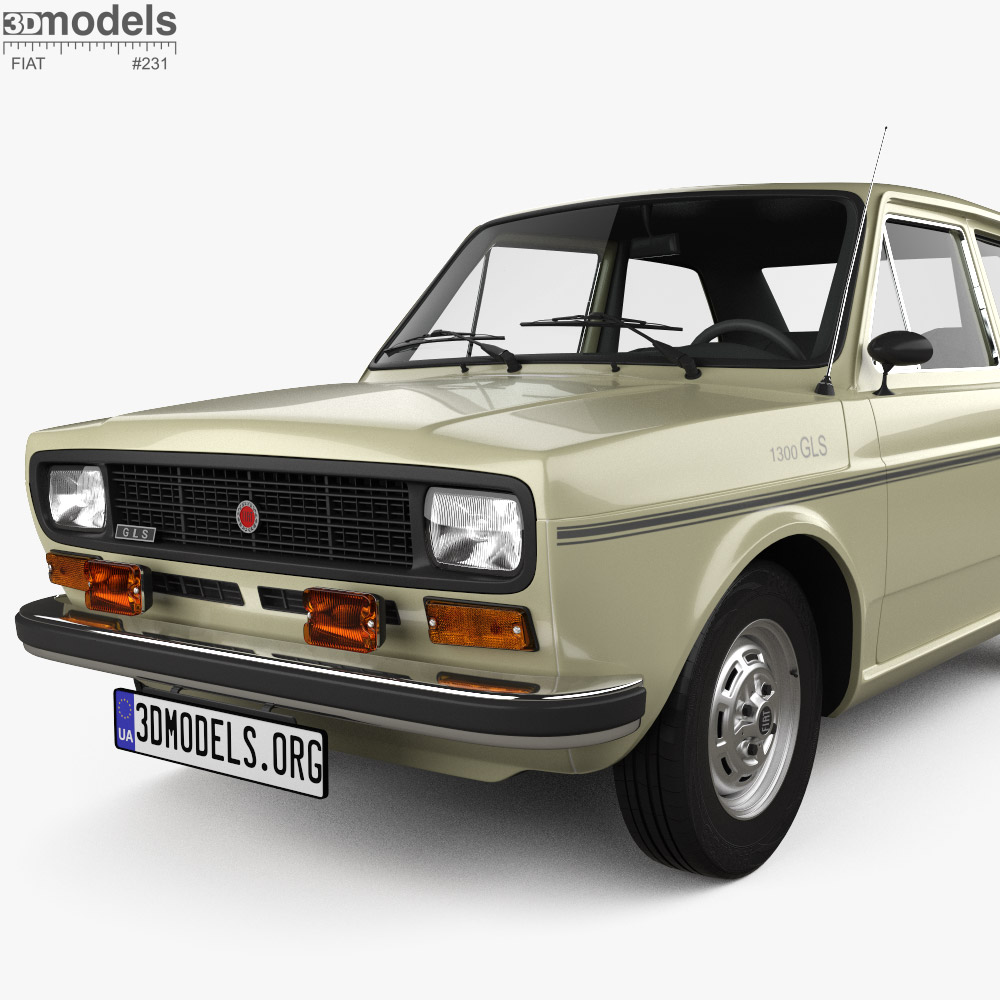 Fiat 147 GLS 1982 Modelo 3D - Descargar Hatchback activado 3DModels.org