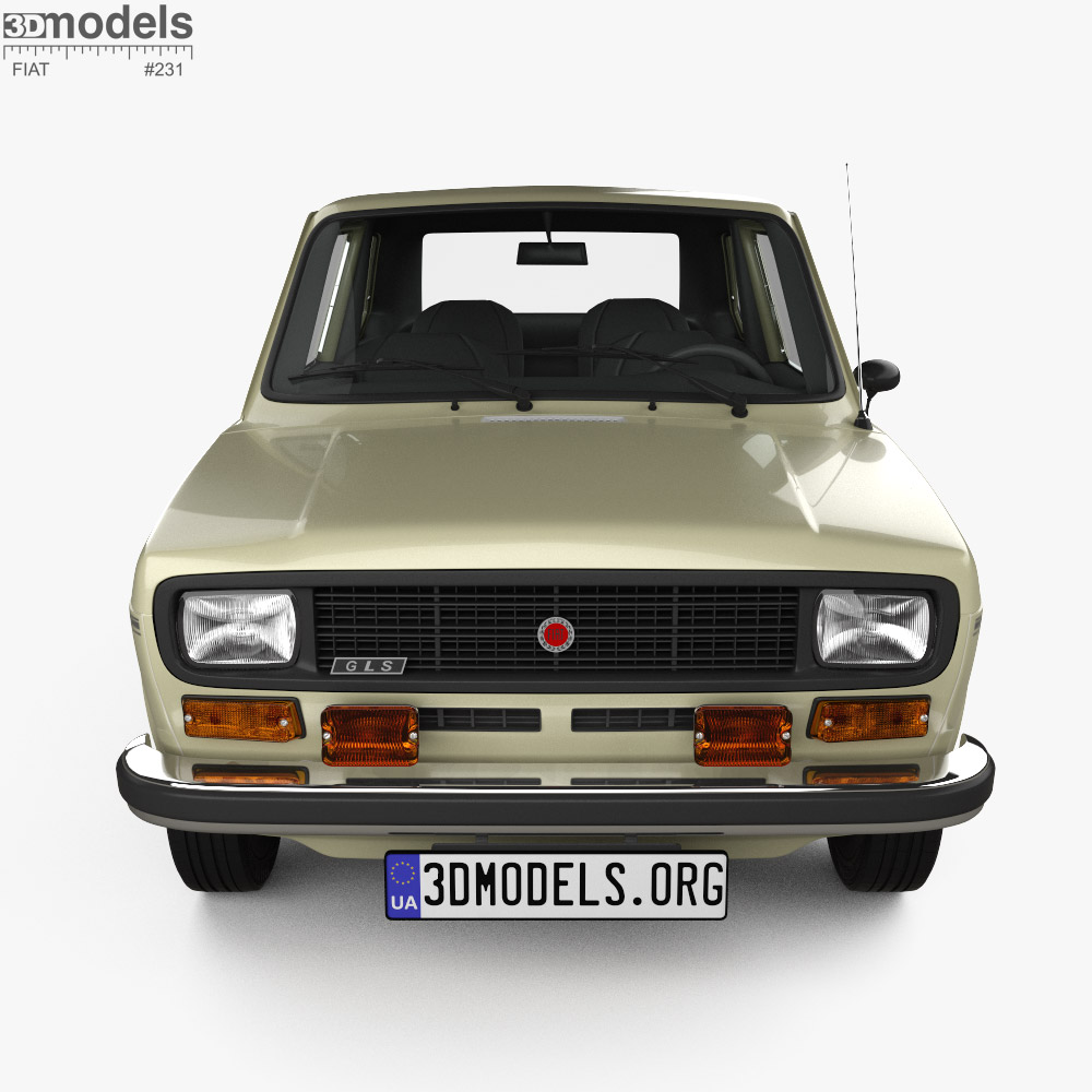 Fiat 147 GLS 1982 Modelo 3D - Descargar Hatchback activado 3DModels.org