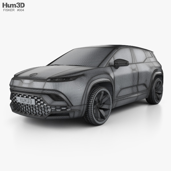 Fisker Ocean 2019 3D model - Download Crossover SUV on 3DModels.org