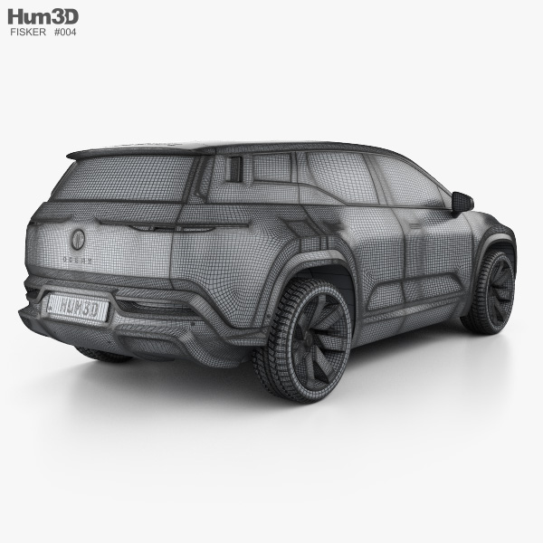 Fisker Ocean 2019 3D model - Download Crossover SUV on 3DModels.org