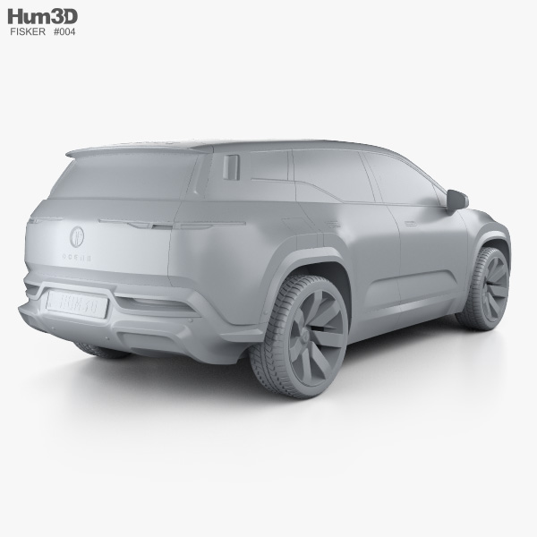Fisker Ocean 2019 3D model - Download Crossover SUV on 3DModels.org
