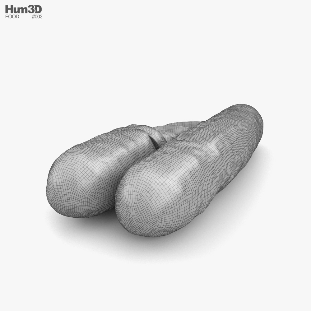 Cucumber 3D model - Download Vegetables on 3DModels.org