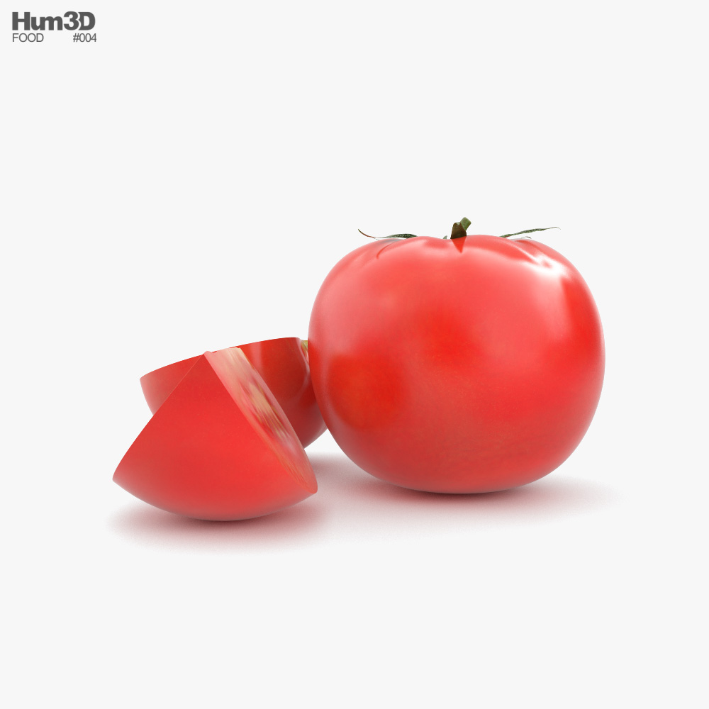 Tomate Modelo 3D - Descargar Verdura activado 3DModels.org