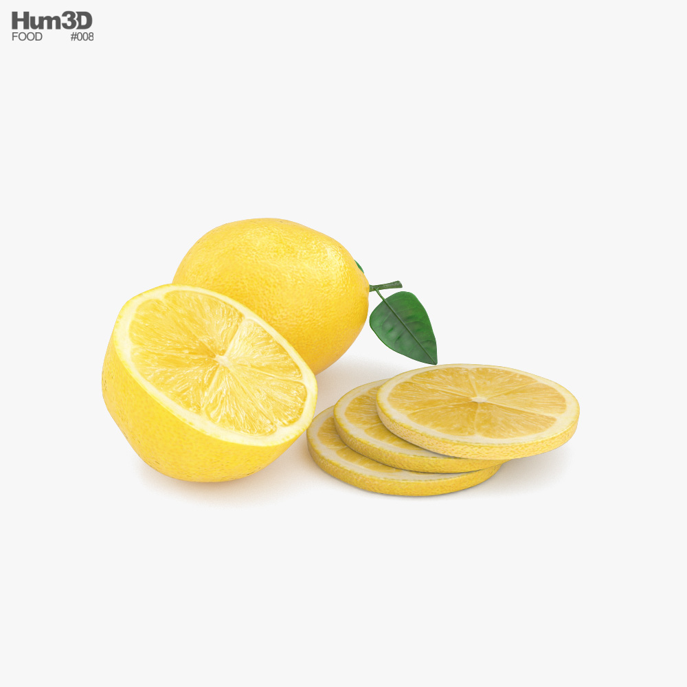 Lemon 3D model - Download Fruit on 3DModels.org