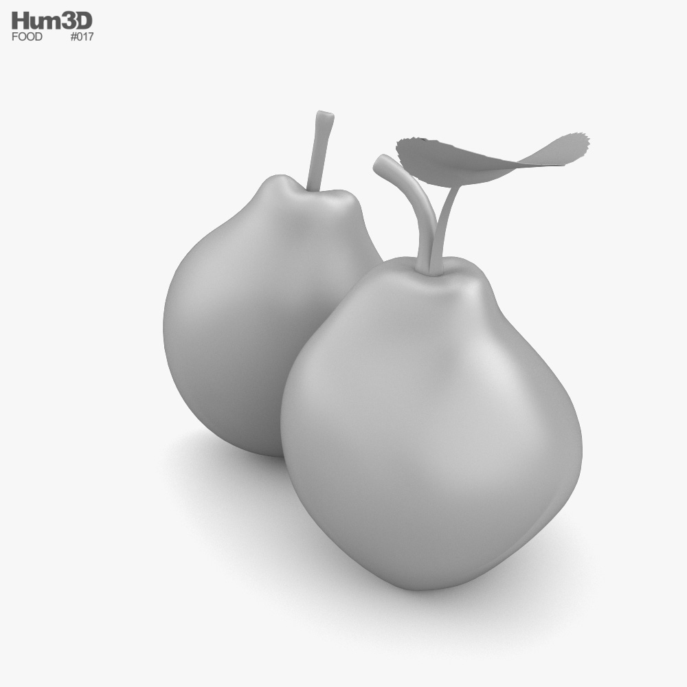 Pear 3D model - Download Fruit on 3DModels.org