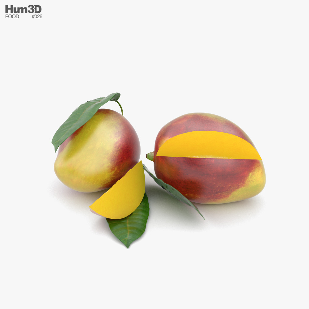 Mango 3D model - Download Fruit on 3DModels.org