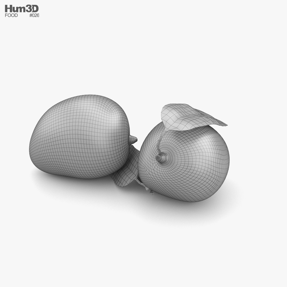 Mango 3D model - Download Fruit on 3DModels.org
