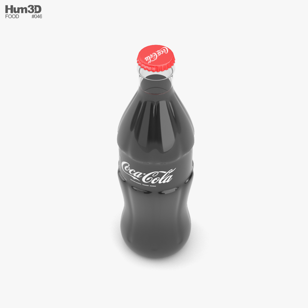 Coca-Cola Bottle 3D model - Download Bottles, Cans on 3DModels.org