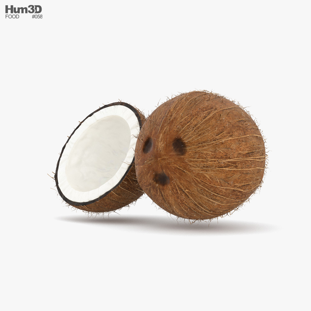 Coco Modelo 3D - Descargar Fruta activado 3DModels.org