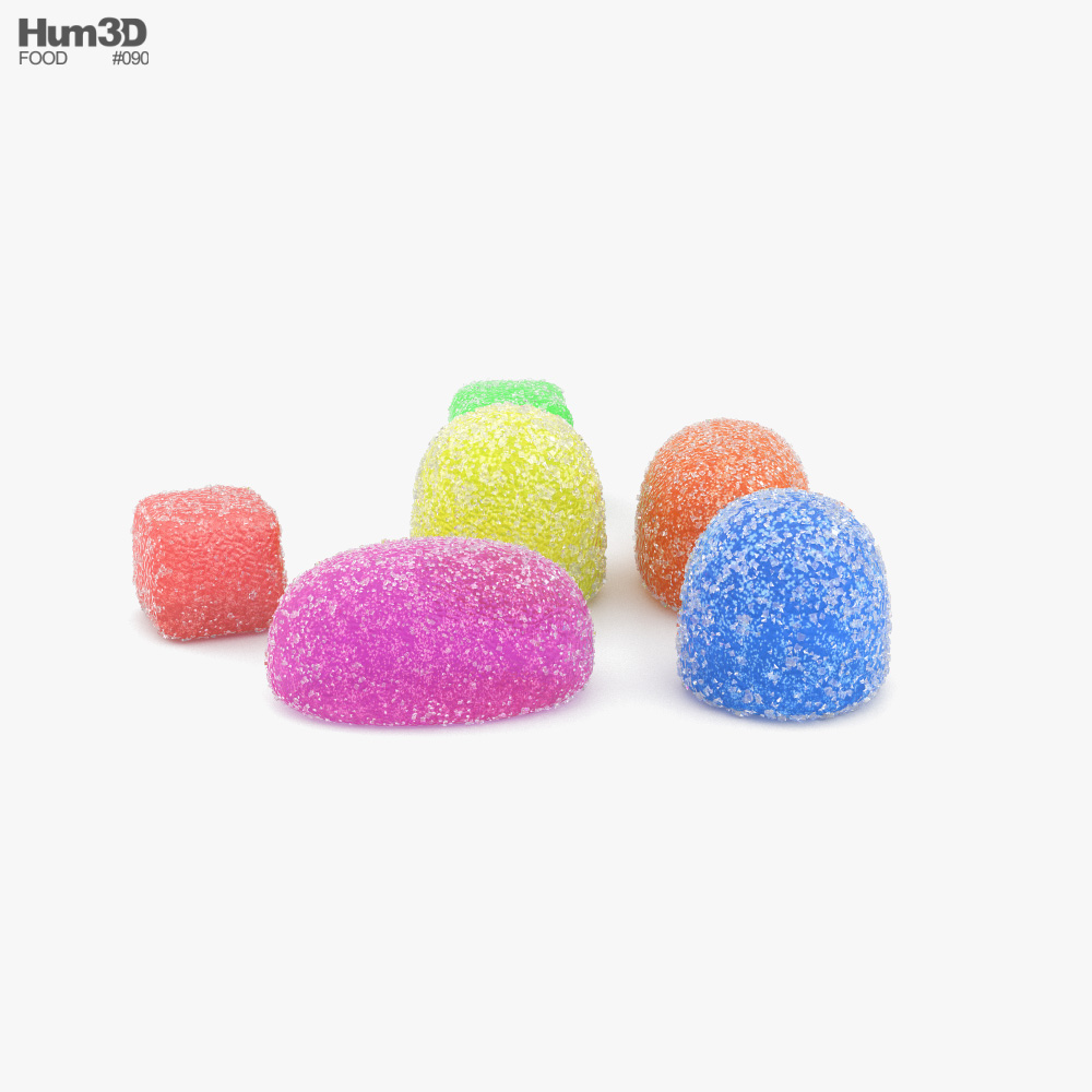 Gumdrop 3D model - Download Dessert on 3DModels.org