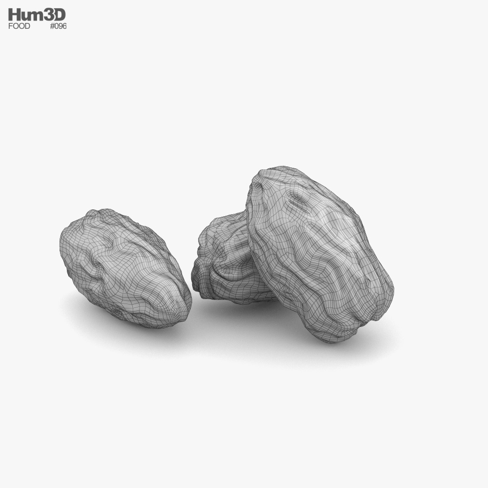 Dried Dates 3D model - Download Fruit on 3DModels.org
