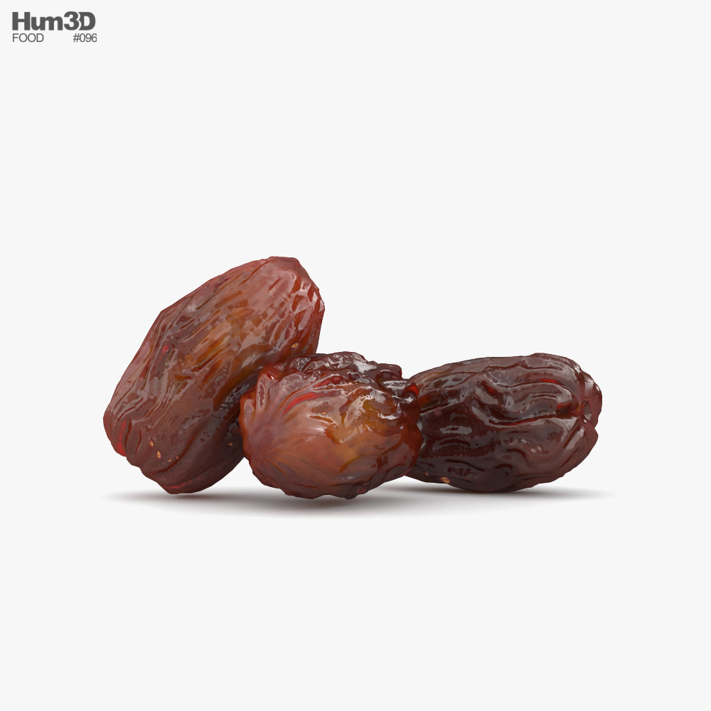 Dried Dates 3D model - Download Fruit on 3DModels.org