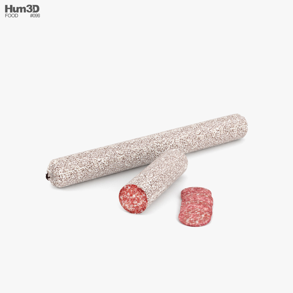 Salami 3D model - Download Meat And Poultry on 3DModels.org