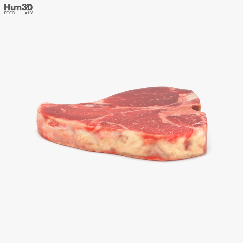 T-Bone Steak 3D model - Download Meat And Poultry on 3DModels.org