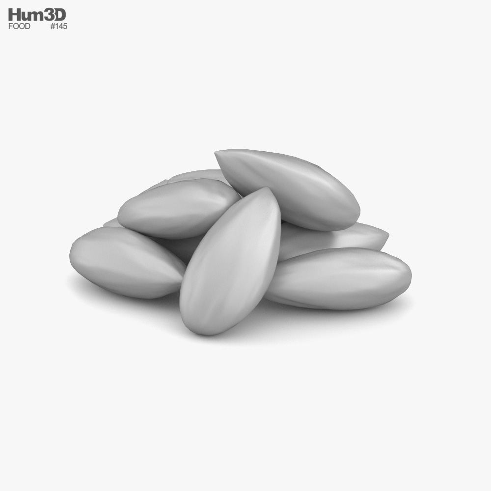 Almond 3D model - Download Nuts on 3DModels.org