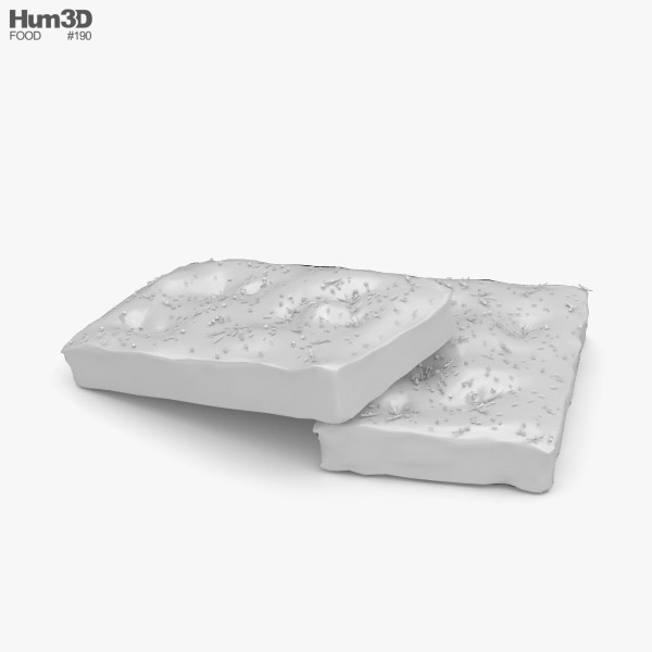 Focaccia 3D model - Download Fast food on 3DModels.org