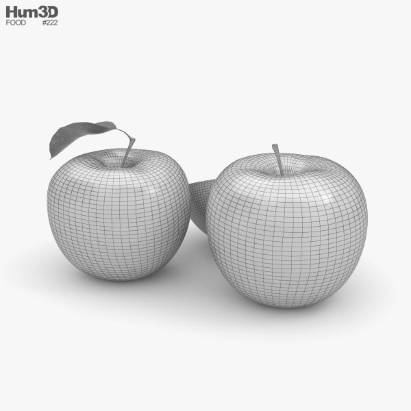 Green Apple 3D model - Download Fruit on 3DModels.org