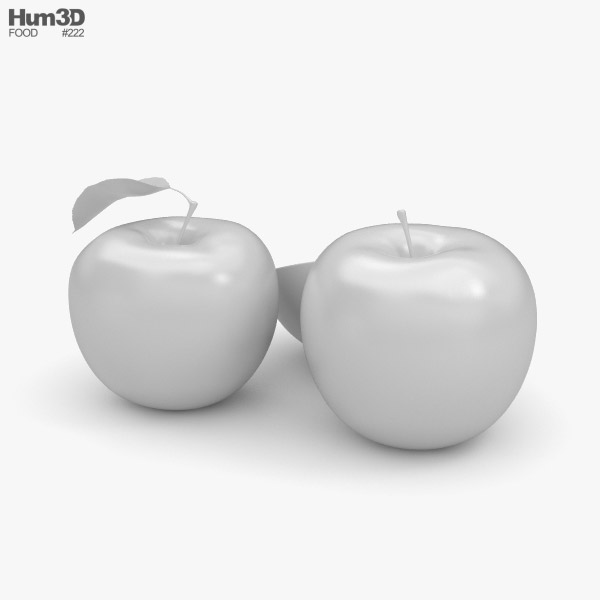 Green Apple 3D model - Download Fruit on 3DModels.org