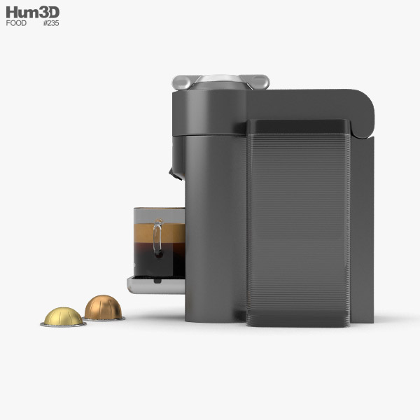 Nespresso Maquina de cafe Modelo 3D - Descargar Electrodomésticos on ...