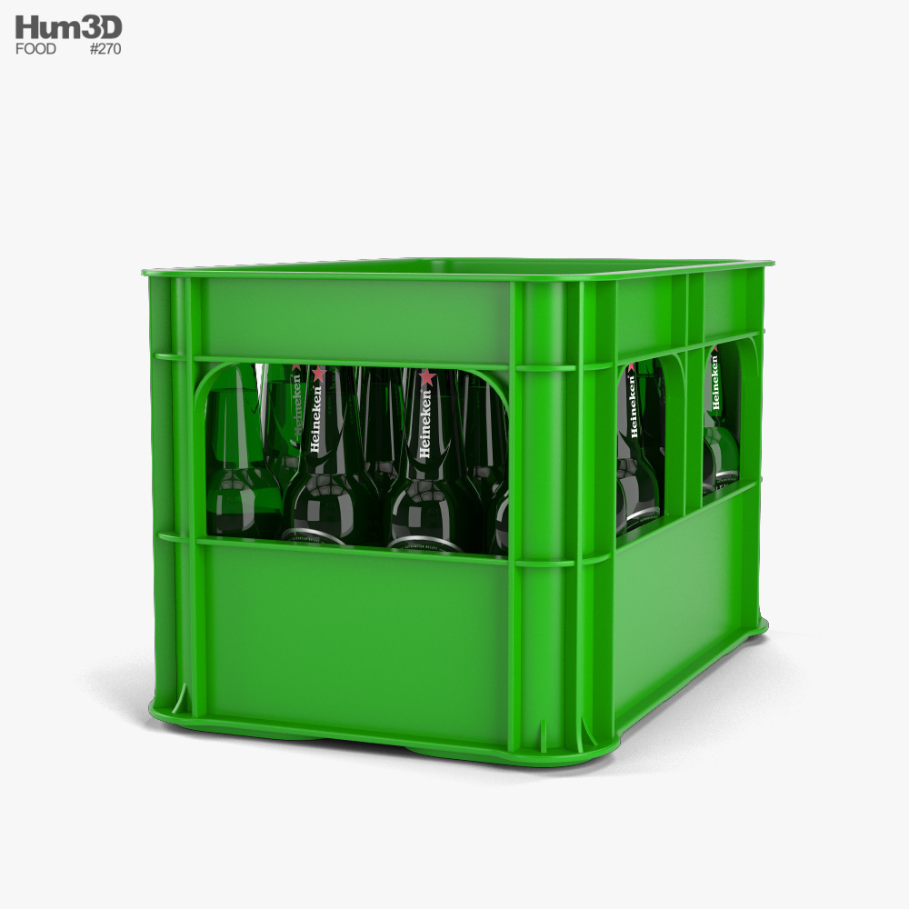 Beer Crate 3D model - Download Bottles, Cans on 3DModels.org