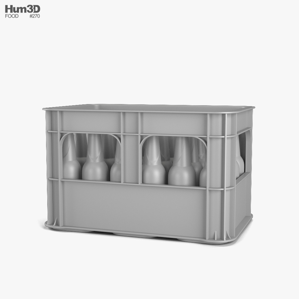 Beer Crate 3D model - Download Bottles, Cans on 3DModels.org