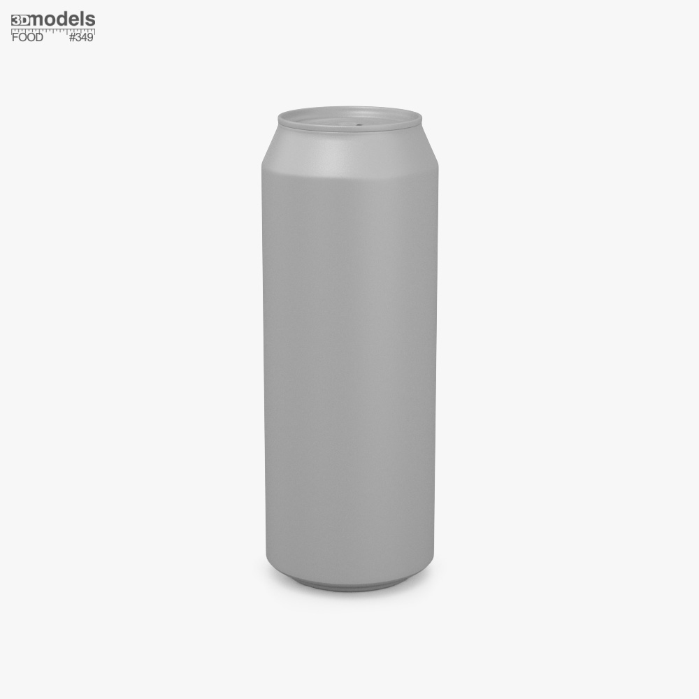 Sol Cerveza Beer Can 500ml 3D model - Download Bottles, Cans on ...