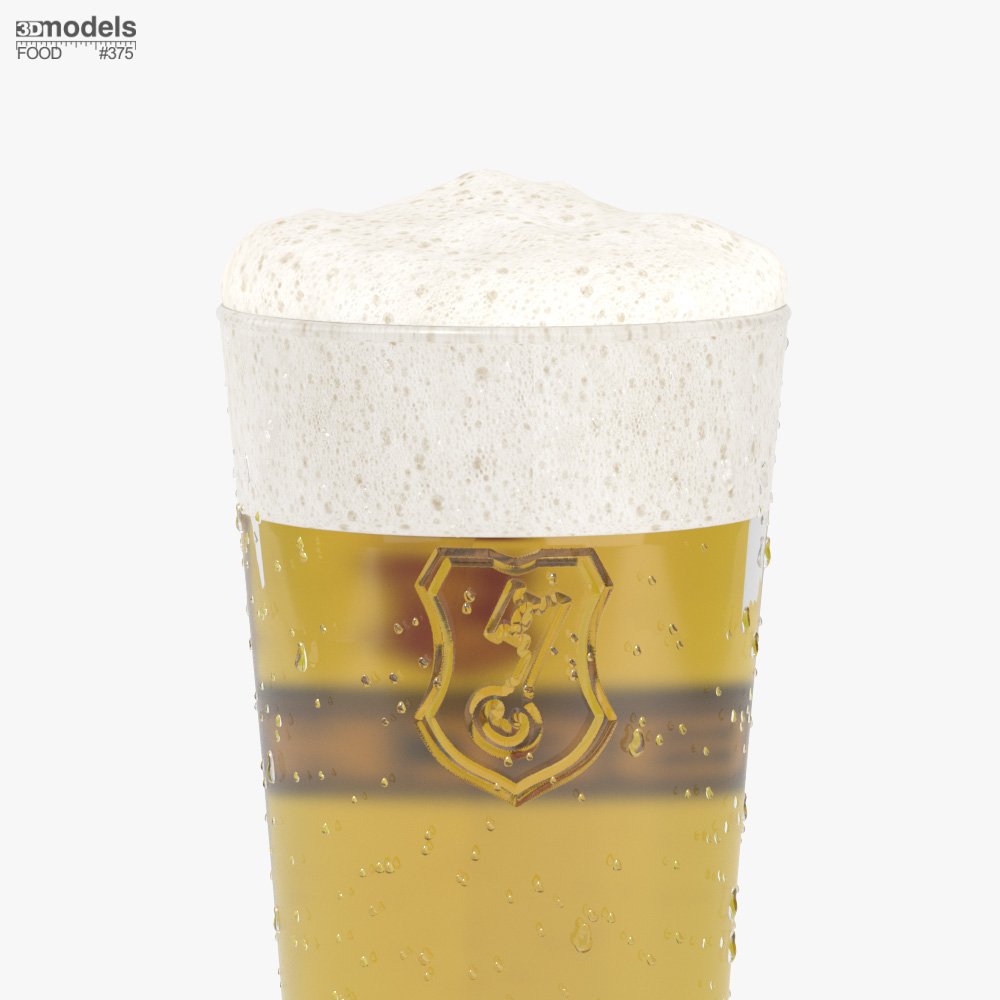 Beck’s Beer Glass 3D model - Download Bottles, Cans on 3DModels.org