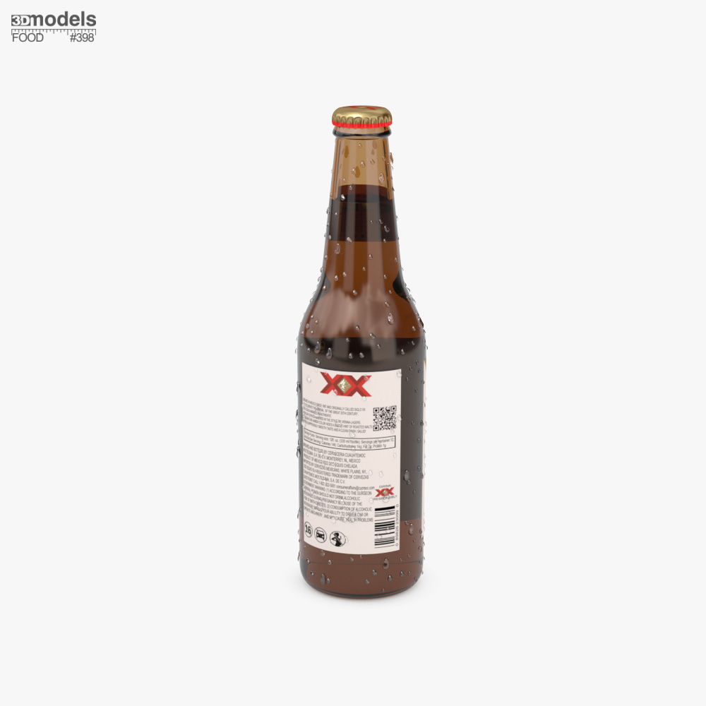 Dos Equis Ambar Especial 330ml 3D model - Download Bottles, Cans on ...
