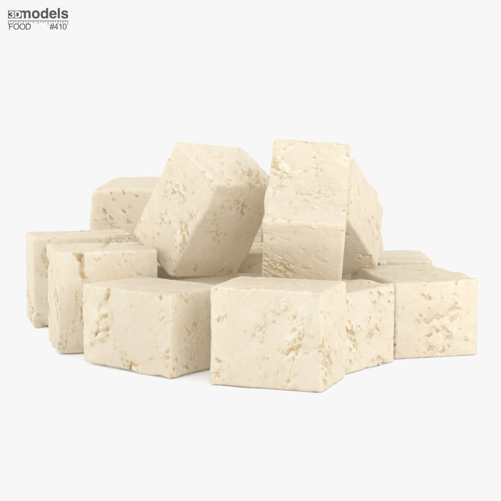 Tofu 3D model - Download Dairy, Bakery on 3DModels.org
