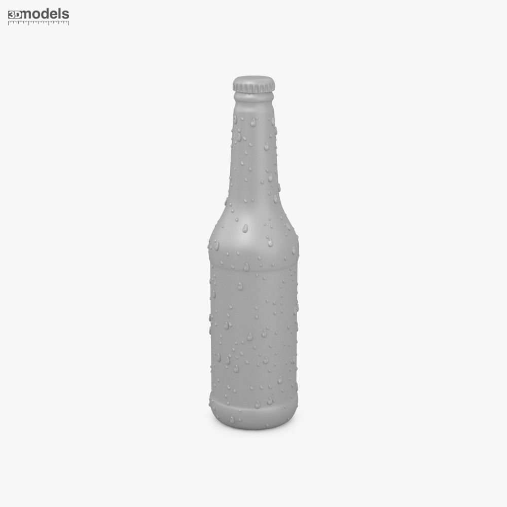 Pilsner Urquell Beer Bottle 330ml 3D model - Download Bottles, Cans on ...