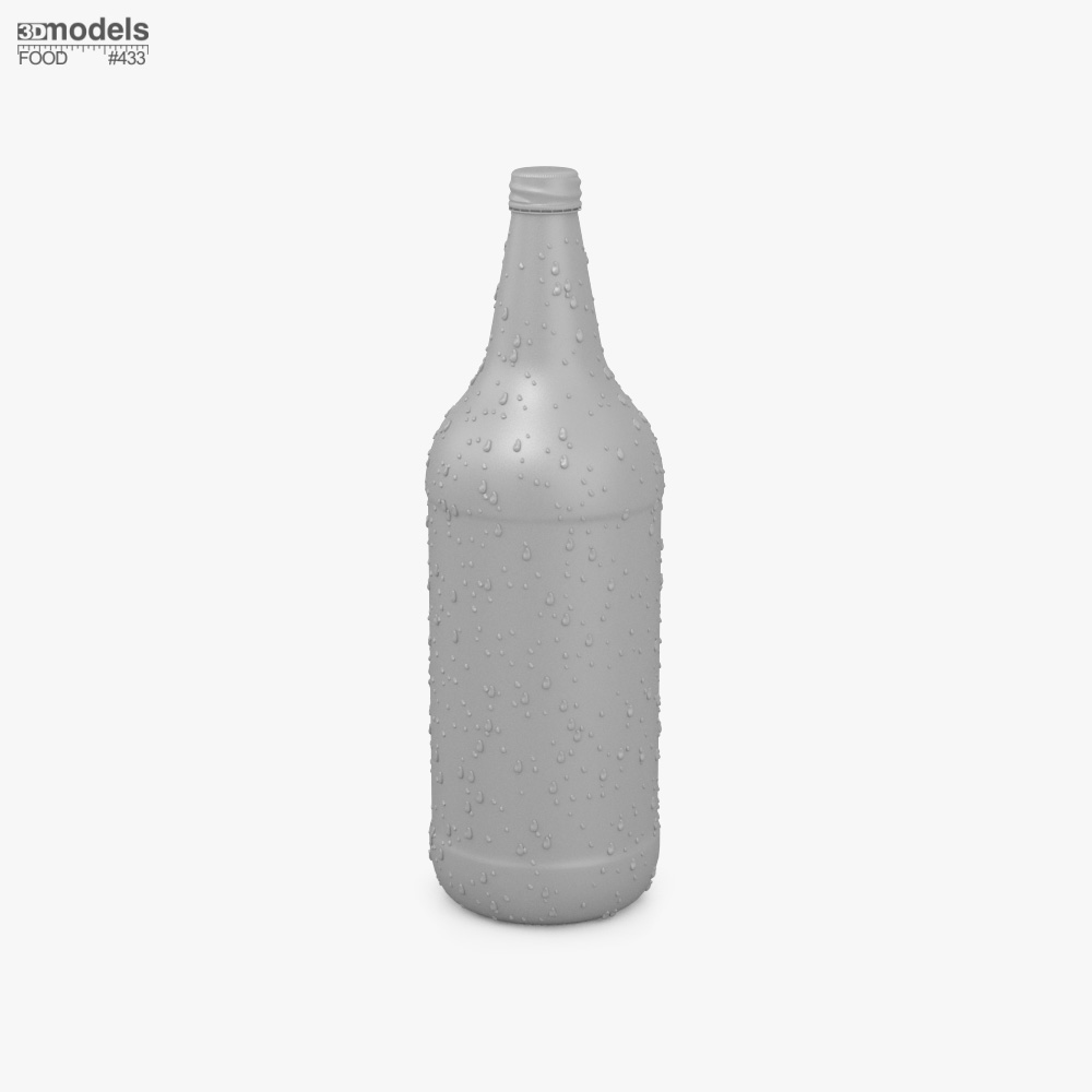 Busch Beer 40OZ Bottle 3D model - Download Bottles, Cans on 3DModels.org