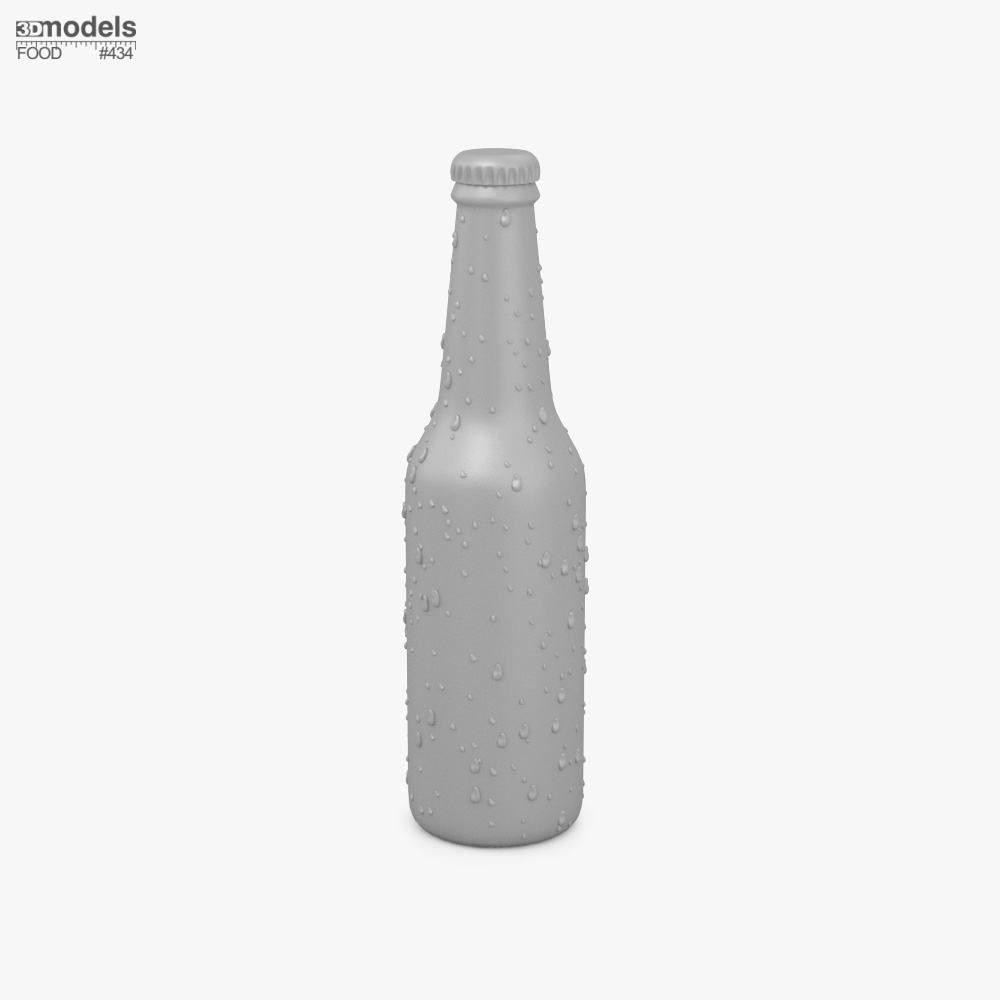 Busch Beer 330ml bottle 3D model - Download Bottles, Cans on 3DModels.org