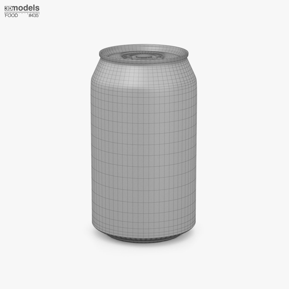 Busch Beer Can 330ml 3D model - Download Bottles, Cans on 3DModels.org