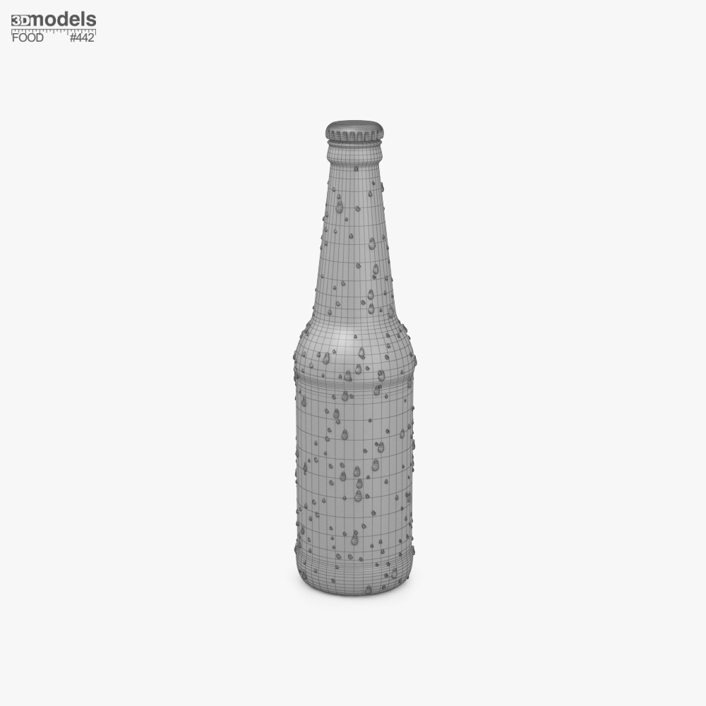 Asahi Super Dry Beer Bottle 330ml 3D model - Download Bottles, Cans on ...