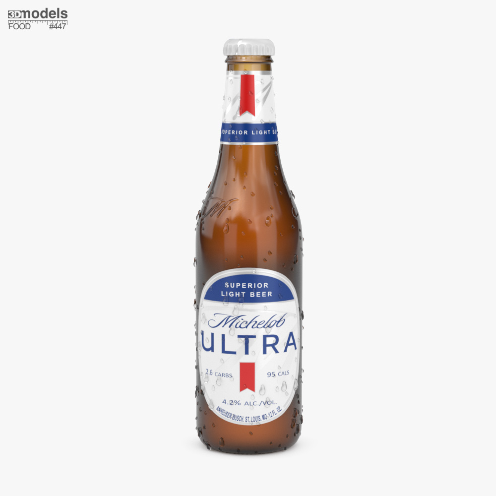 Botella de Cerveza Michelob Ultra Modelo 3D - Descargar Botellas, Latas ...