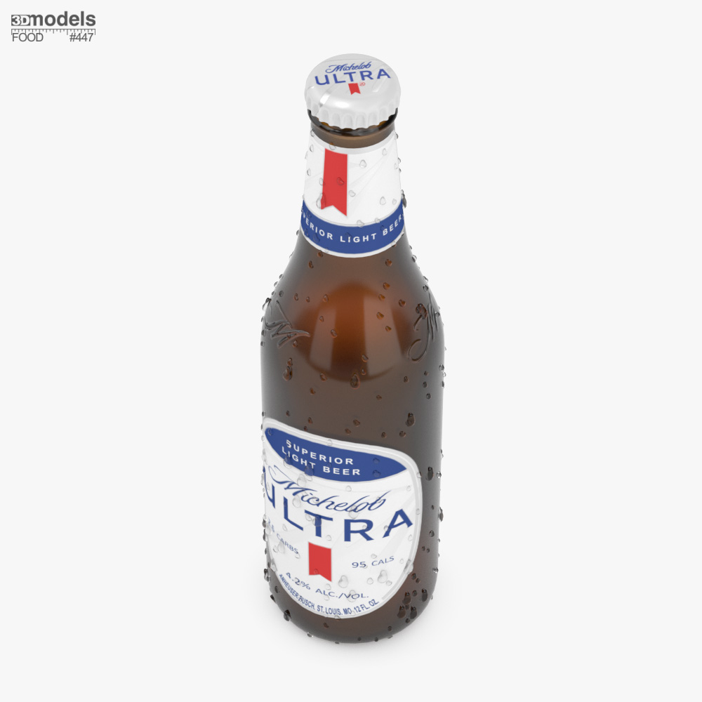 Botella de Cerveza Michelob Ultra Modelo 3D - Descargar Botellas, Latas ...