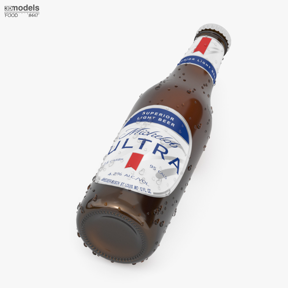 Botella de Cerveza Michelob Ultra Modelo 3D - Descargar Botellas, Latas ...