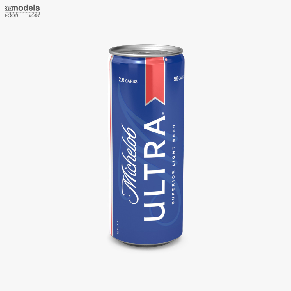 Lata de Cerveza Michelob Ultra Modelo 3D - Descargar Botellas, Latas on ...