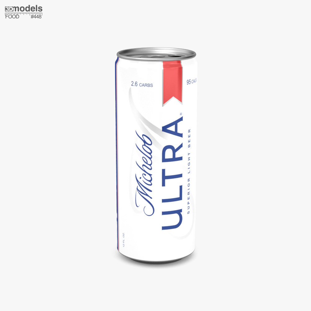 Lata de Cerveza Michelob Ultra Modelo 3D - Descargar Botellas, Latas on ...