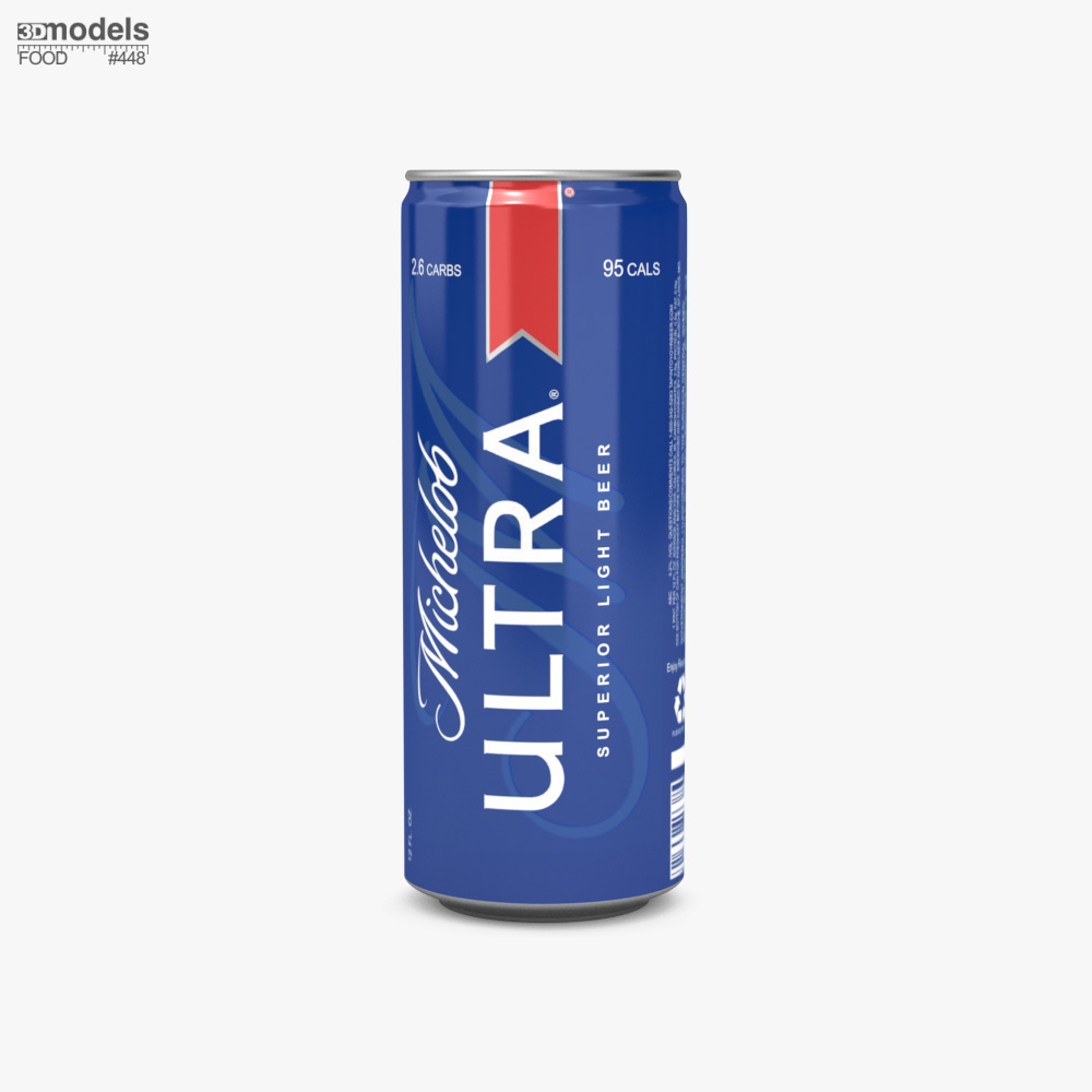 Lata de Cerveza Michelob Ultra Modelo 3D - Descargar Botellas, Latas on ...
