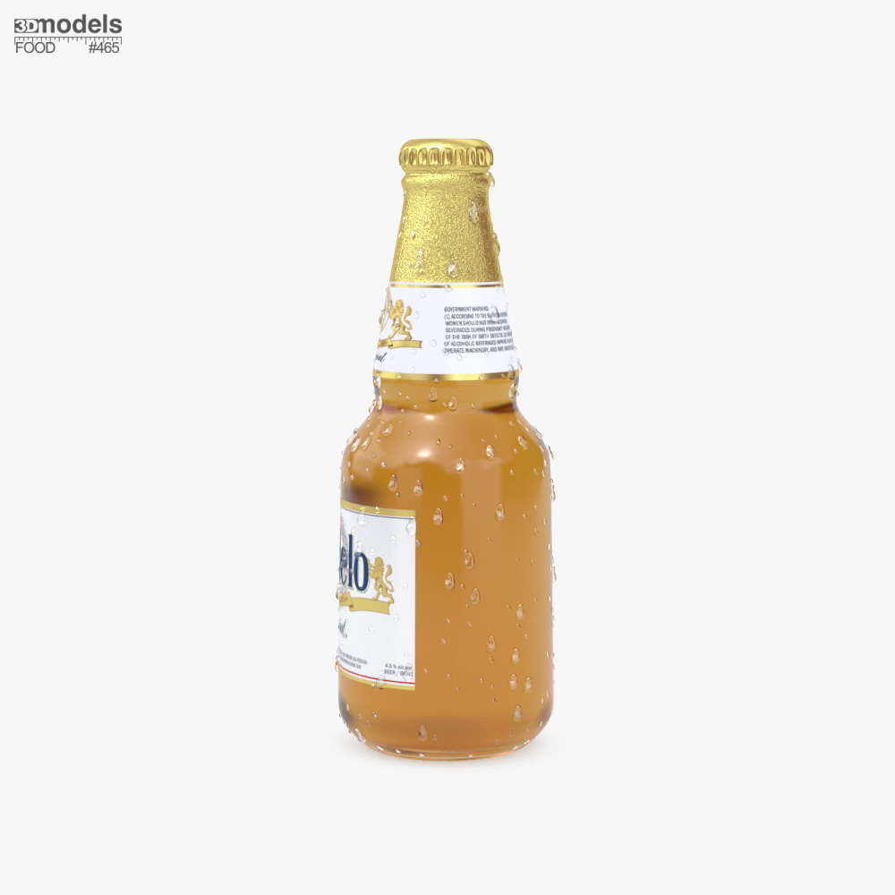 Modelo Especial Beer Bottle 3D model - Download Bottles, Cans on ...