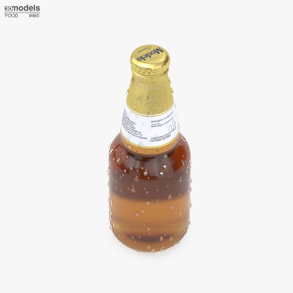 Modelo Especial Beer Bottle 3D model - Download Bottles, Cans on ...
