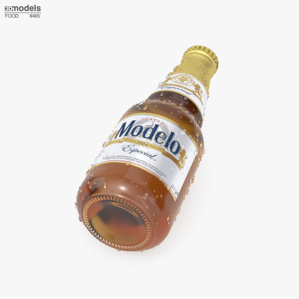 Modelo Especial Beer Bottle 3D model - Download Bottles, Cans on ...