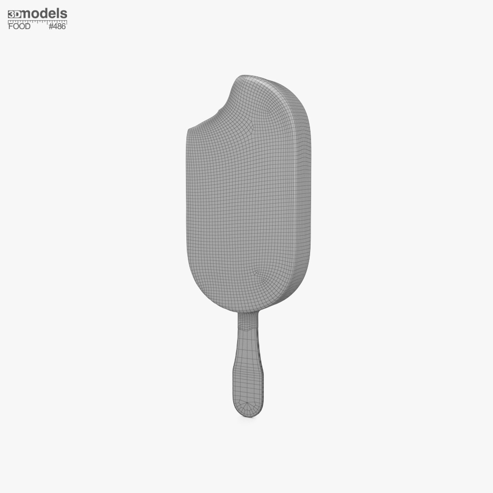 Ice Cream Bitten 3D model - Download Dessert on 3DModels.org