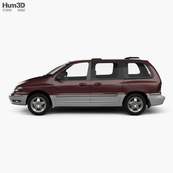 Ford Windstar 2000 3D 모델 - 다운로드 Van on 3DModels.org