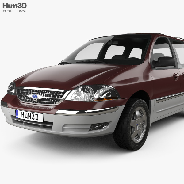 Ford Windstar 2000 3D 모델 - 다운로드 Van on 3DModels.org