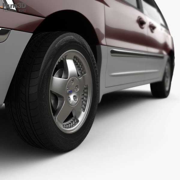 Ford Windstar 2000 3D 모델 - 다운로드 Van on 3DModels.org
