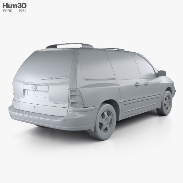 Ford Windstar 2000 3D 모델 - 다운로드 Van on 3DModels.org