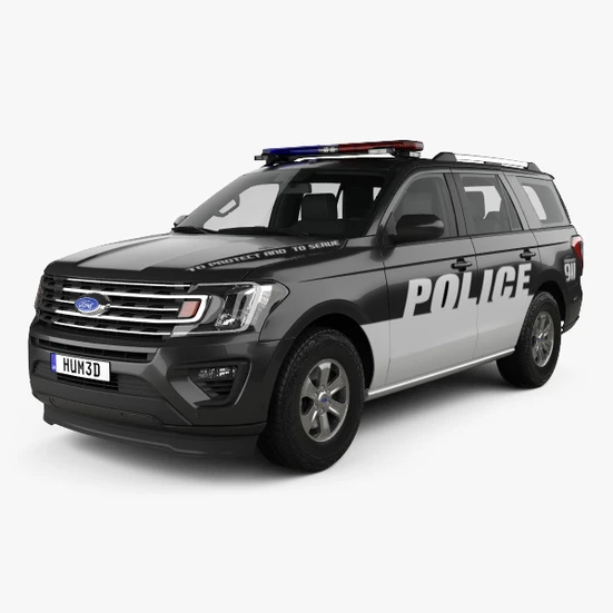 Police car 3D Models Download - 3DModels.org