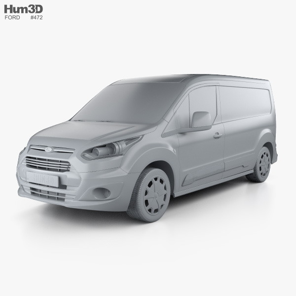 Ford Transit Connect LWB com interior 2016 Modelo 3D - Baixar Van no ...